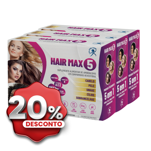 HAIR MAX 5 3 Nutriage | Qualidade Garantida
